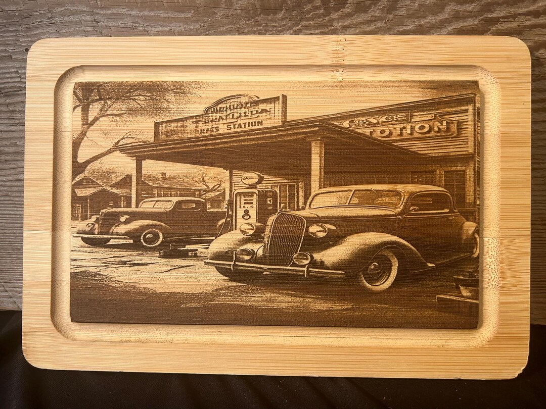 Classic Cars Engraved Cutting Board/charcuterie Board - Etsy