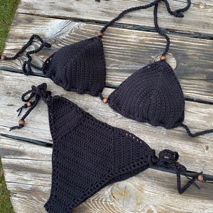 Crochet Brazilian Bikini Set 100% Cotton - Etsy