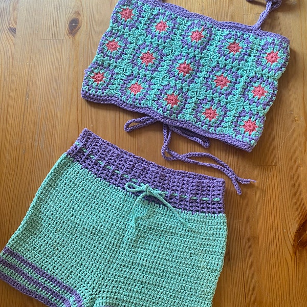 2 Piece Crochet Set - Etsy
