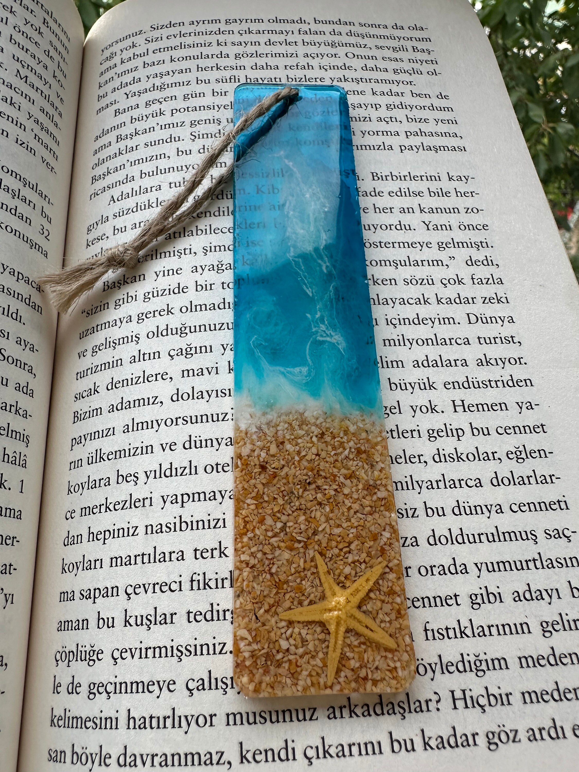 Bookmark Epoxy Ocean Teachers Day Gift personalized Beach Bookmarks ...