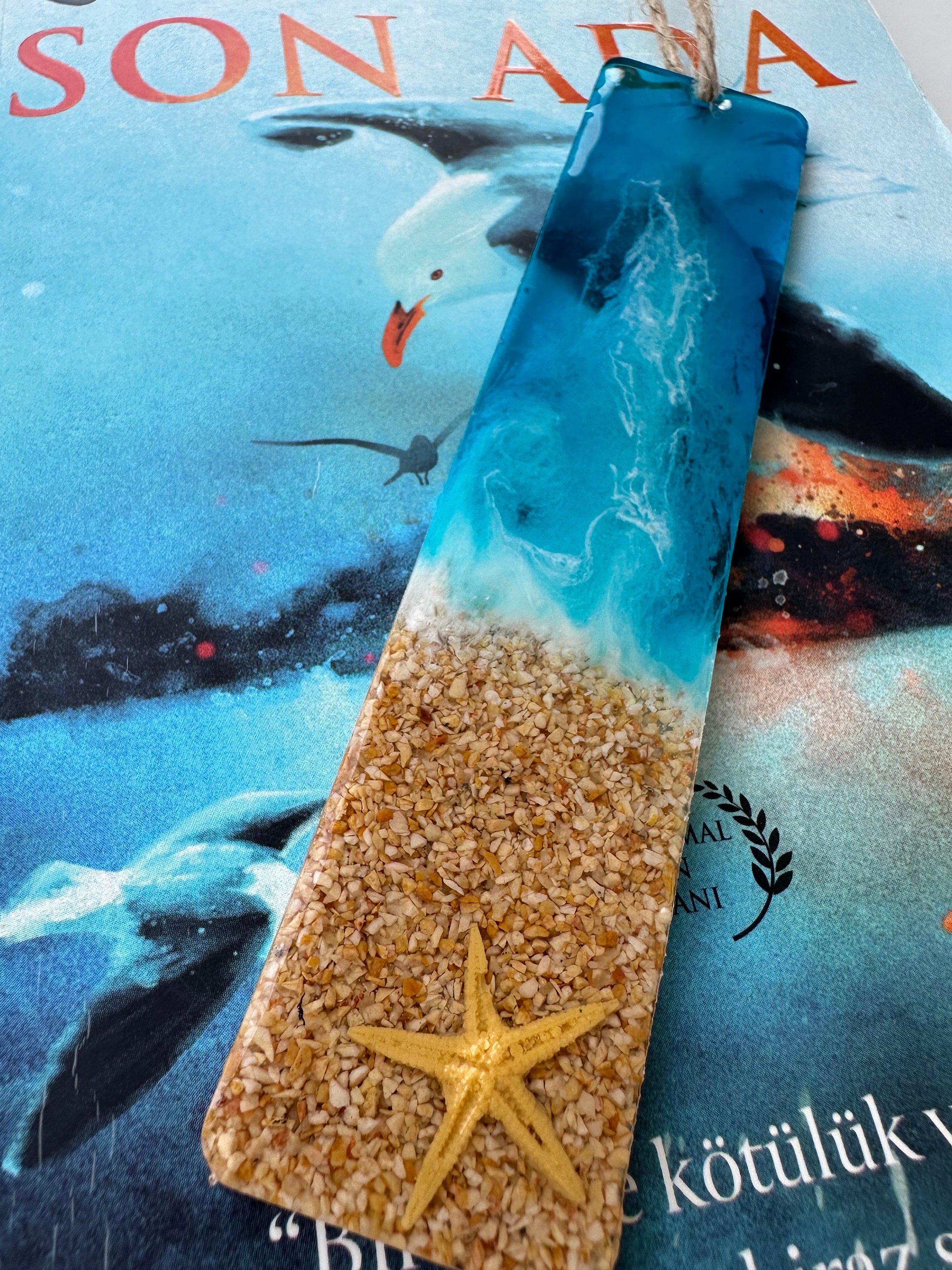 Bookmark Epoxy Ocean Teachers Day Gift personalized Beach Bookmarks ...