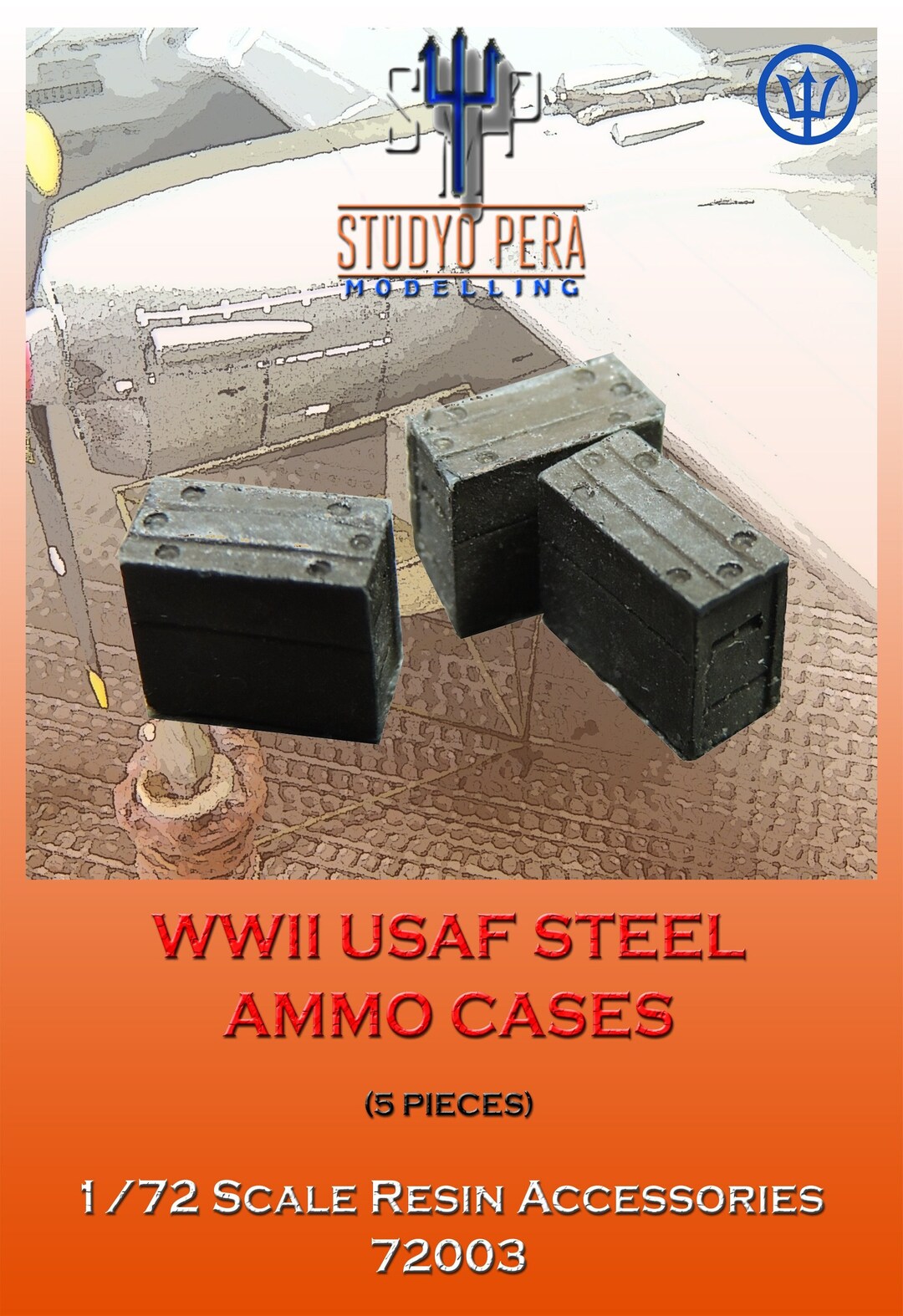 WWII USAF Steel Ammo Cases - 1/72 Scale - Resin - Etsy