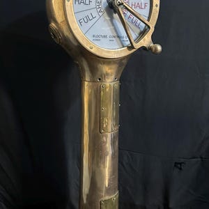 1896 Solid Brass Ships Telegraph off a Car British Ferry for Sale From ...