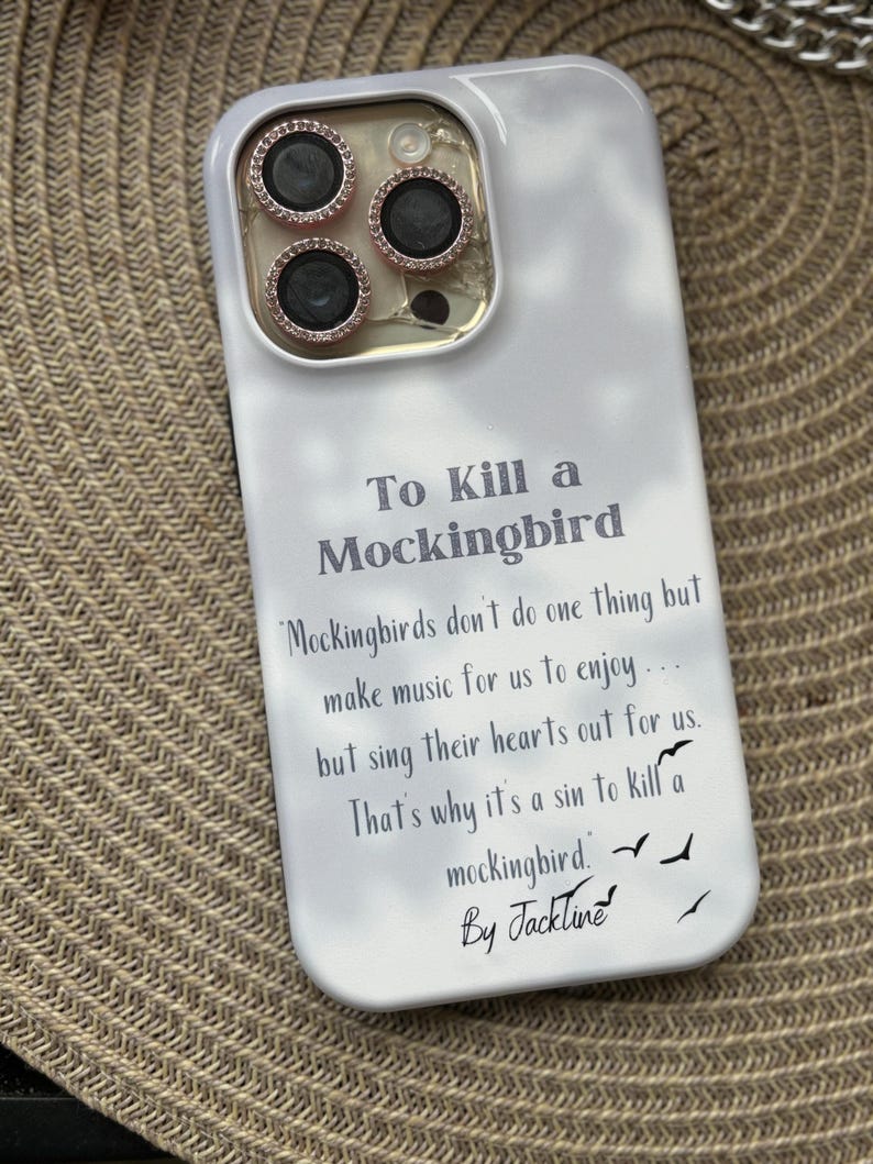 To Kill a Mockingbird - Book Inspired Phone Case With a Quote. *the ...
