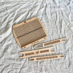 Personalized Gift Set - Weaving Loom With Shuttles. Rigid Heddle ...