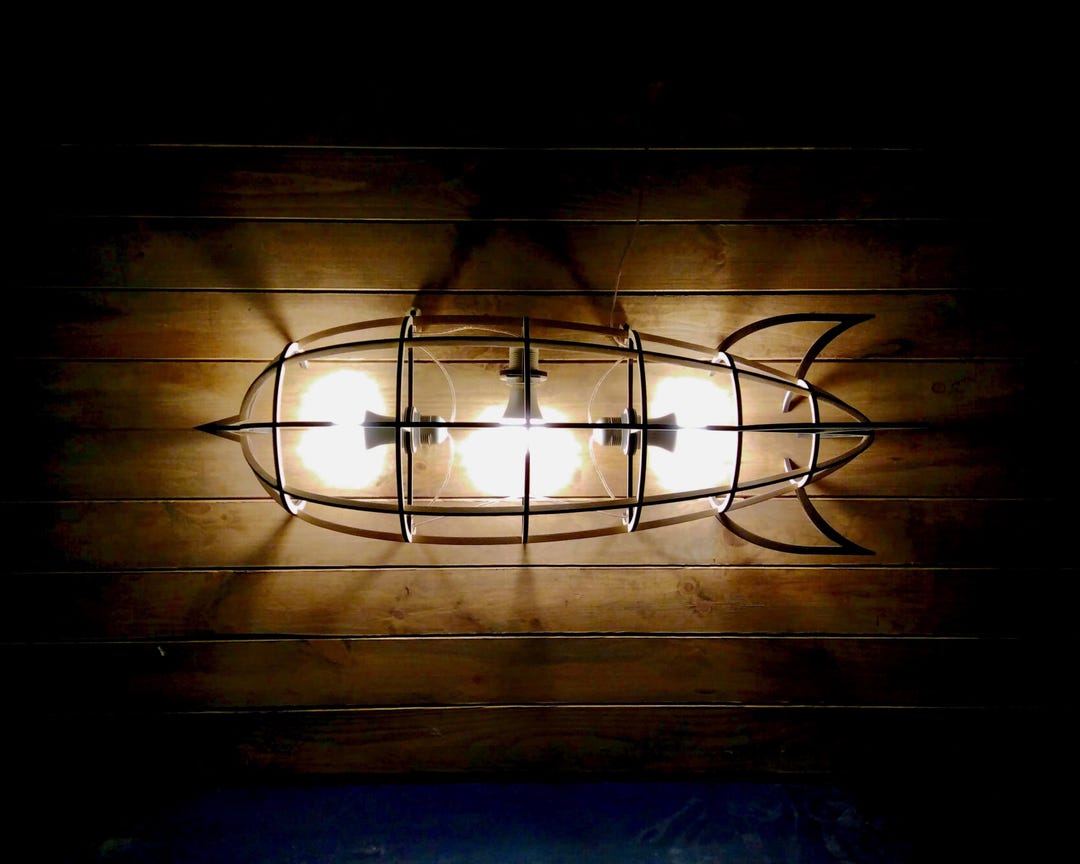 Wooden Airship Sconce: DIY Zeppelin Lamp Kit - Etsy