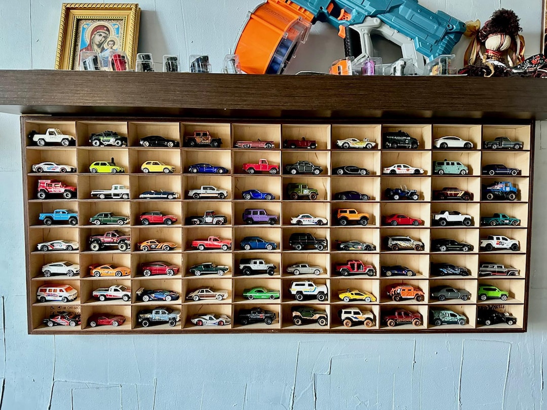 Personalized Wooden Hot Wheels Display Shelf: Playroom Organizer - Etsy