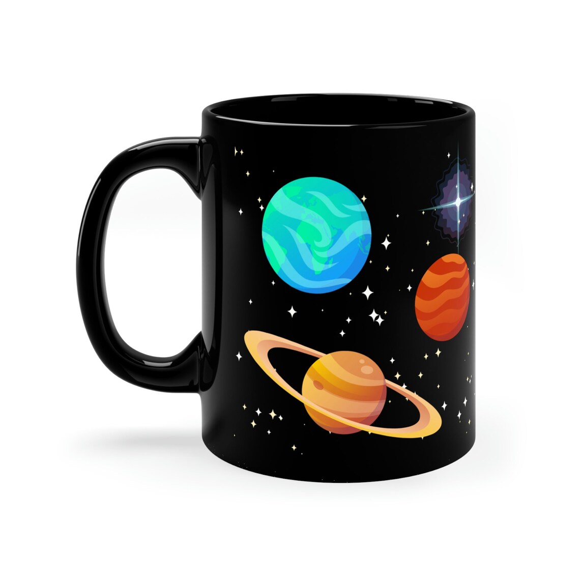 Space Galaxy Planets Star Coffee Mug Space Mug Planets Solar System ...