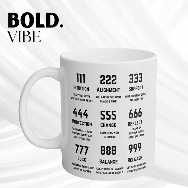 Angel Number Mug - Etsy