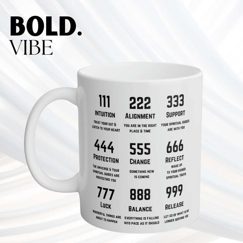 Angel Number Mug - Etsy