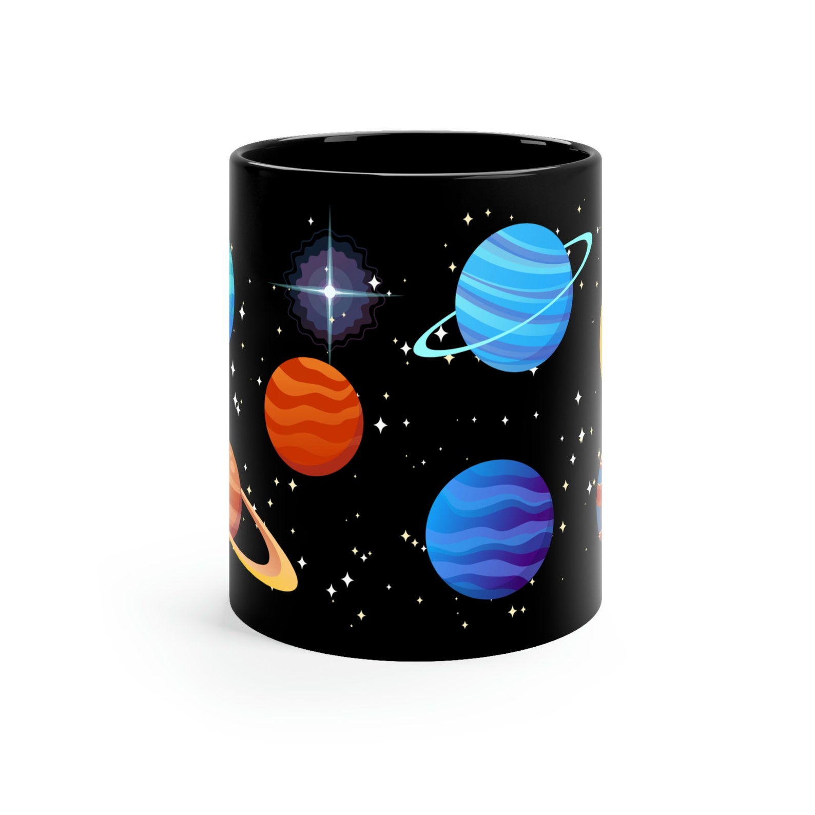 Space Galaxy Planets Star Coffee Mug Space Mug Planets Solar System ...