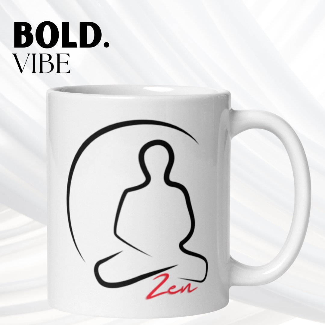 Zen Coffee Mug Meditation Mug Peace God Zen Yoga Coffee Mug Funny Zen ...