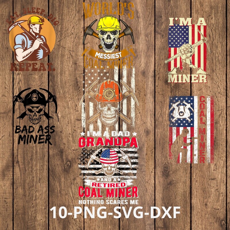 Coal Miner Svg File - Etsy