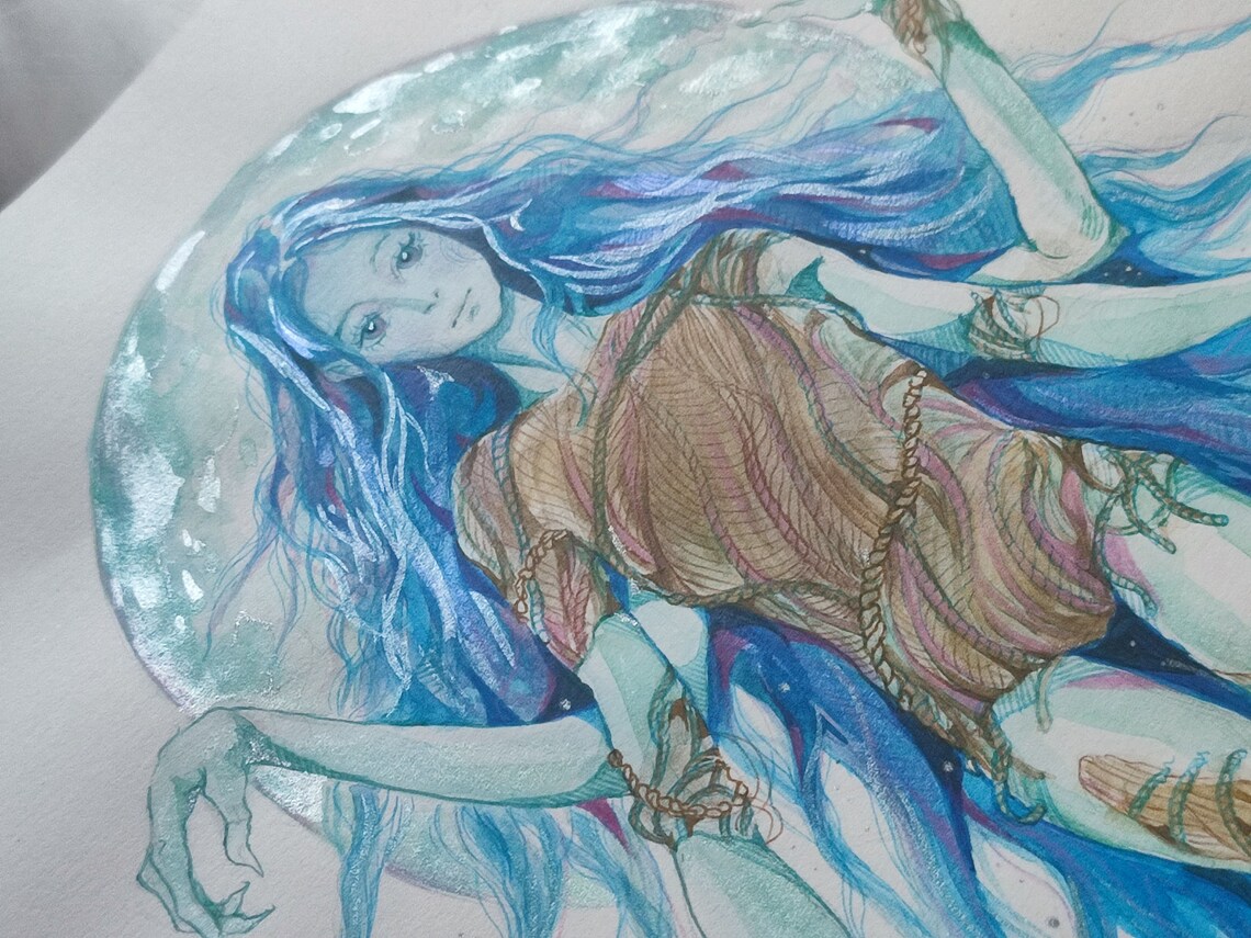 Elden Ring Ranni Traditional Drawing - Etsy