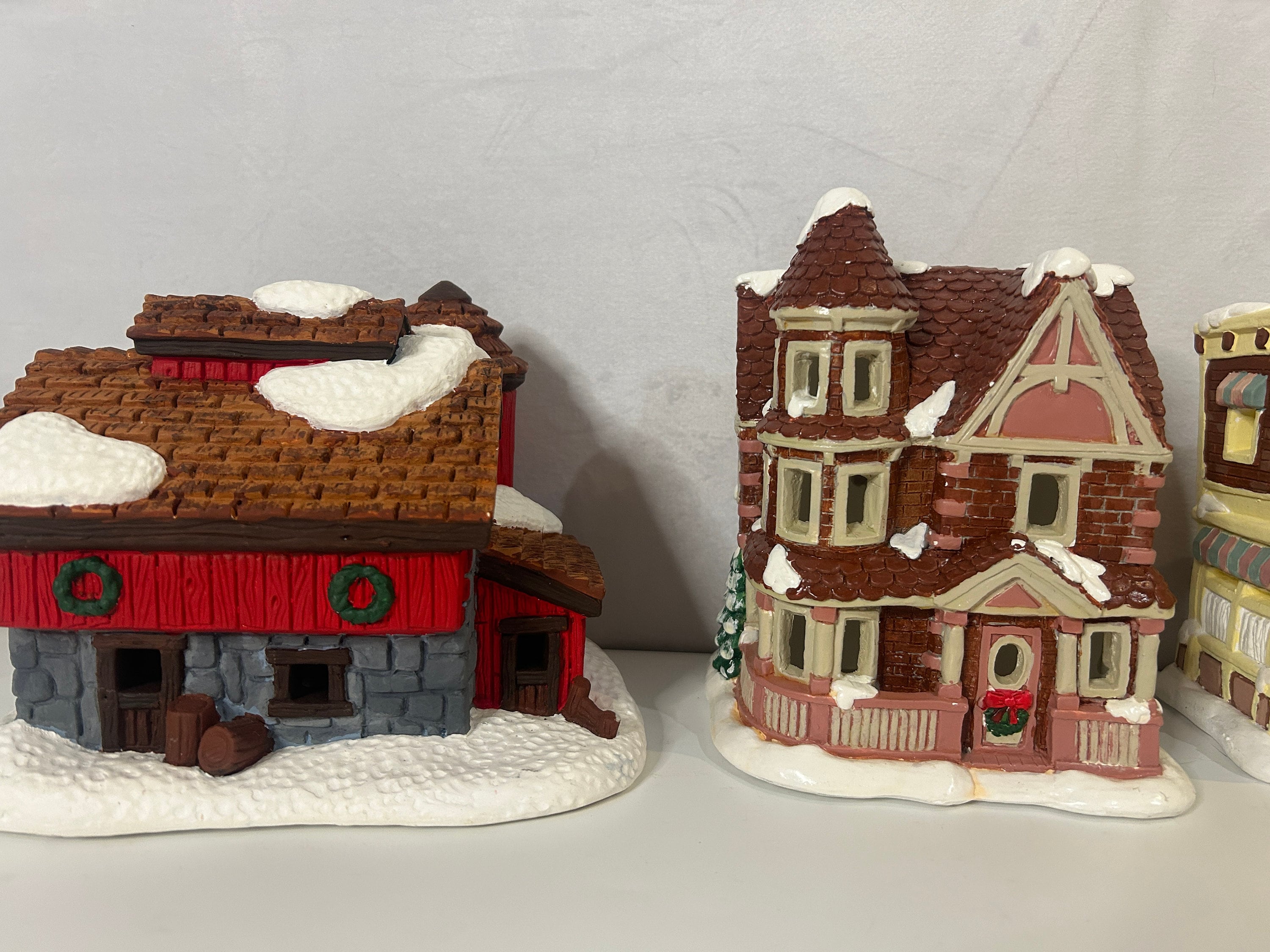 Vintage Small Village Buildings and Figurines All Sold Separately - Etsy