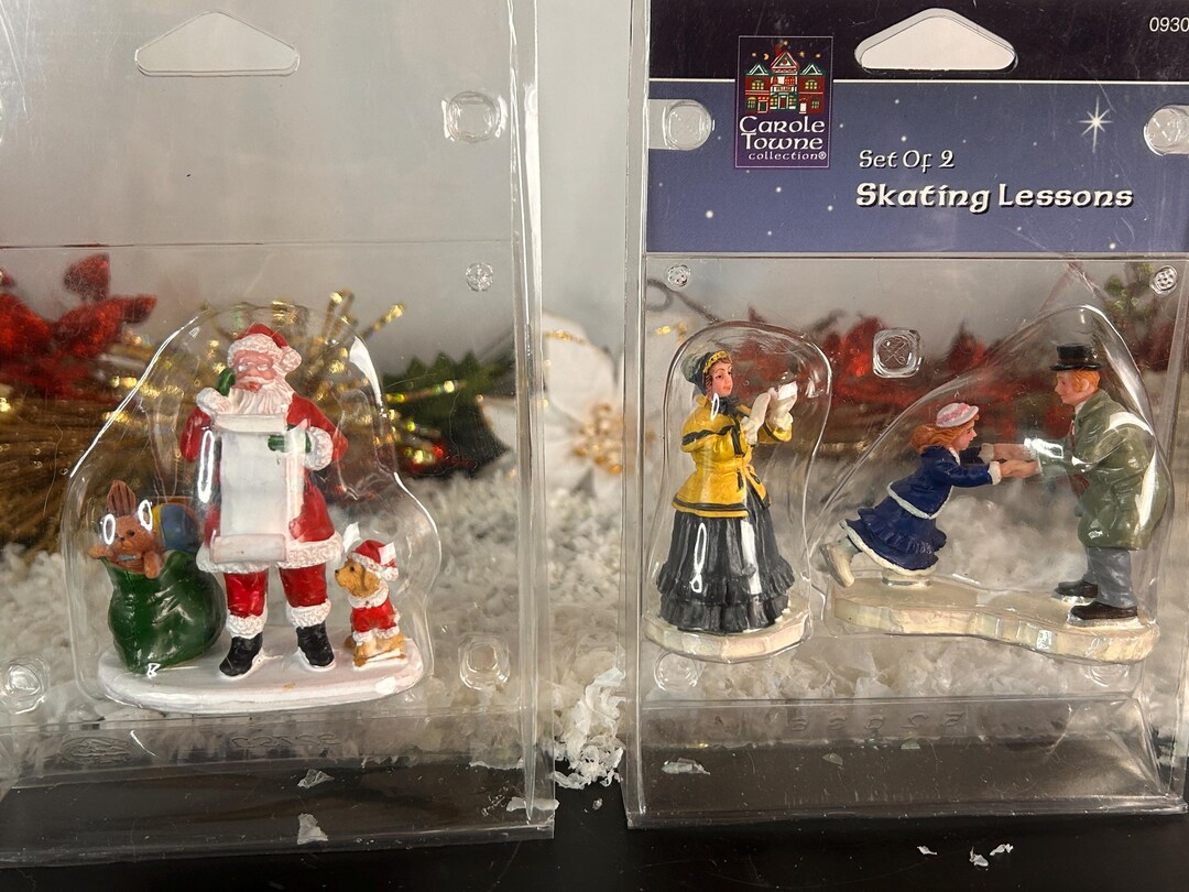 Vintage Christmas Lemax Village Figurines New in Package Victorian ...