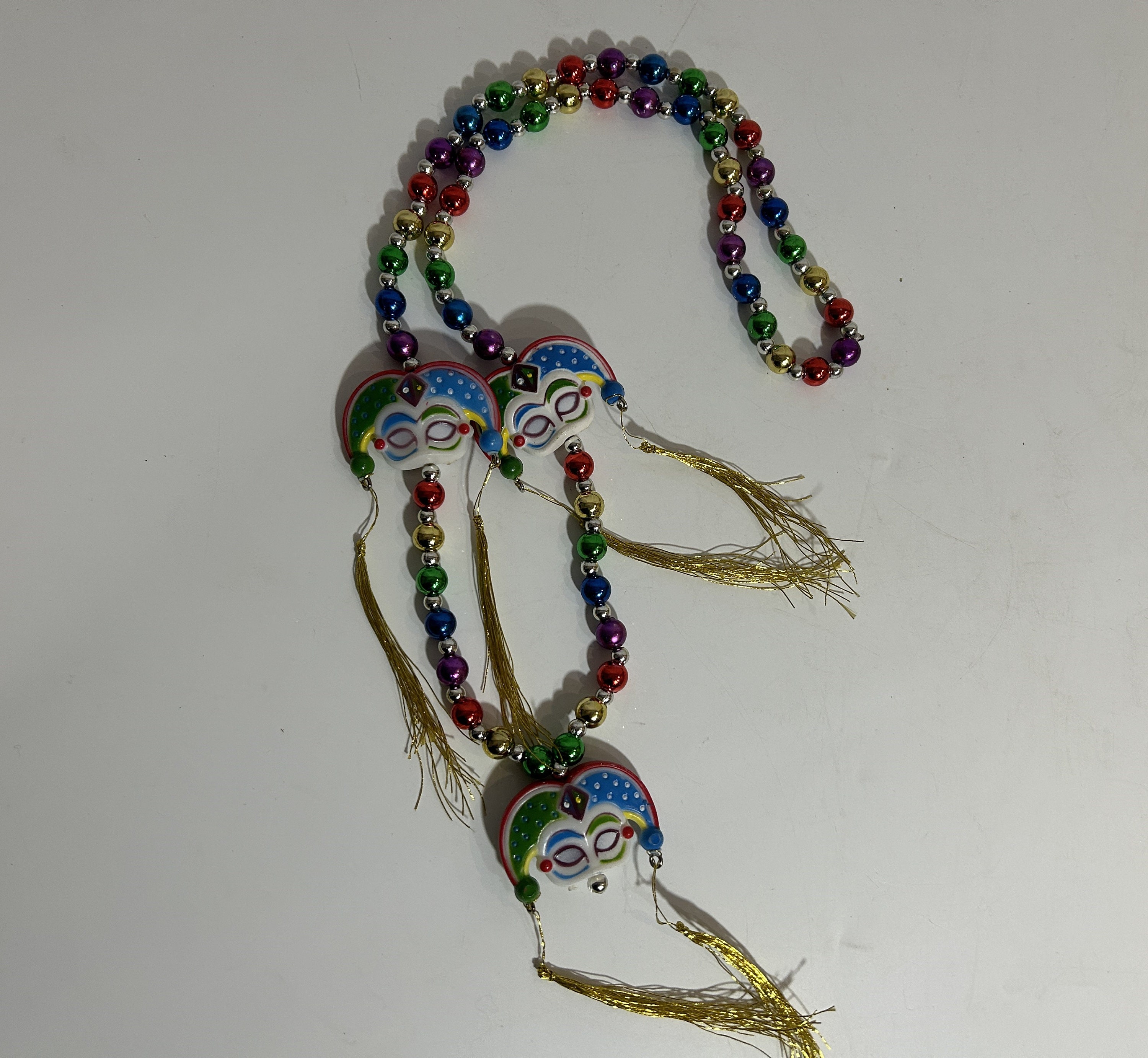 Large Fancy Mardi Gras Party Beads With Pendants and Extra Large Beads ...