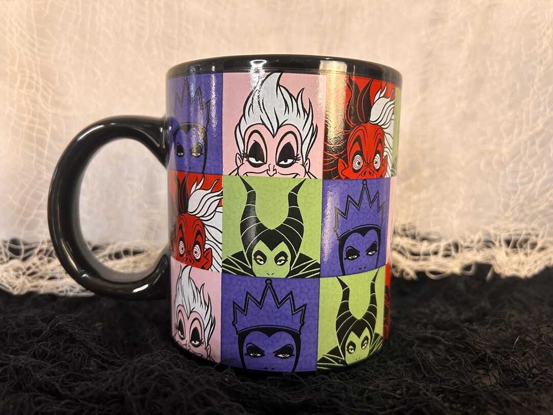 Vintage Disney Villain Coffee Mug Official Disney Drinkware Lady Female ...