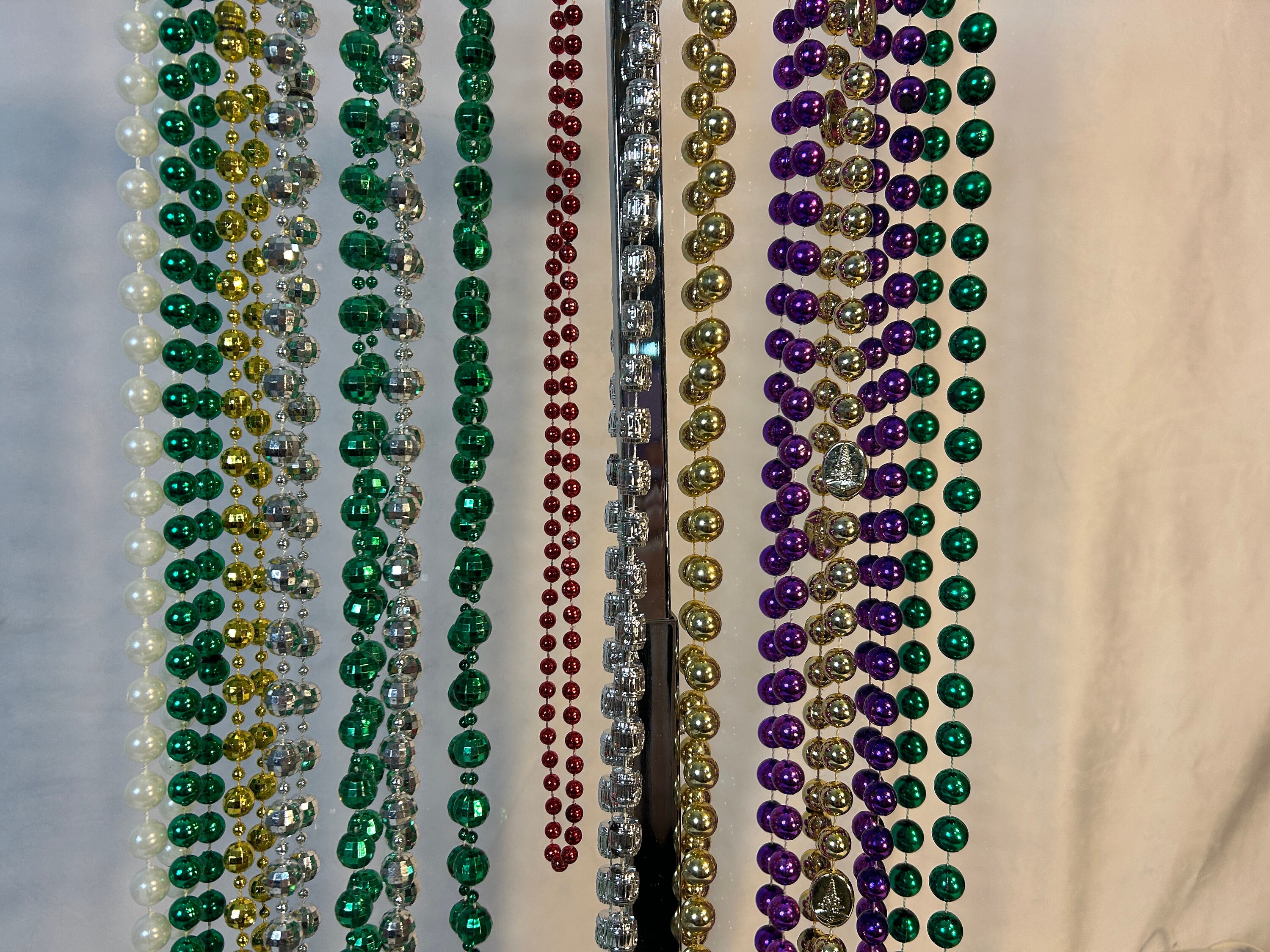 Large Sized Vintage Mardi Gras Party Beads Extra Long and Extra Large ...