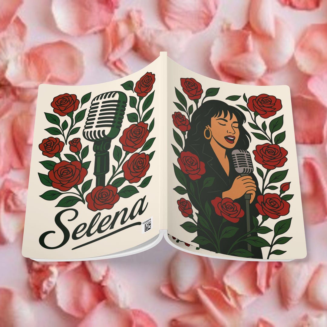 Selena Quintanilla Inspired Lined Notebook Journal Selena Quintanilla ...
