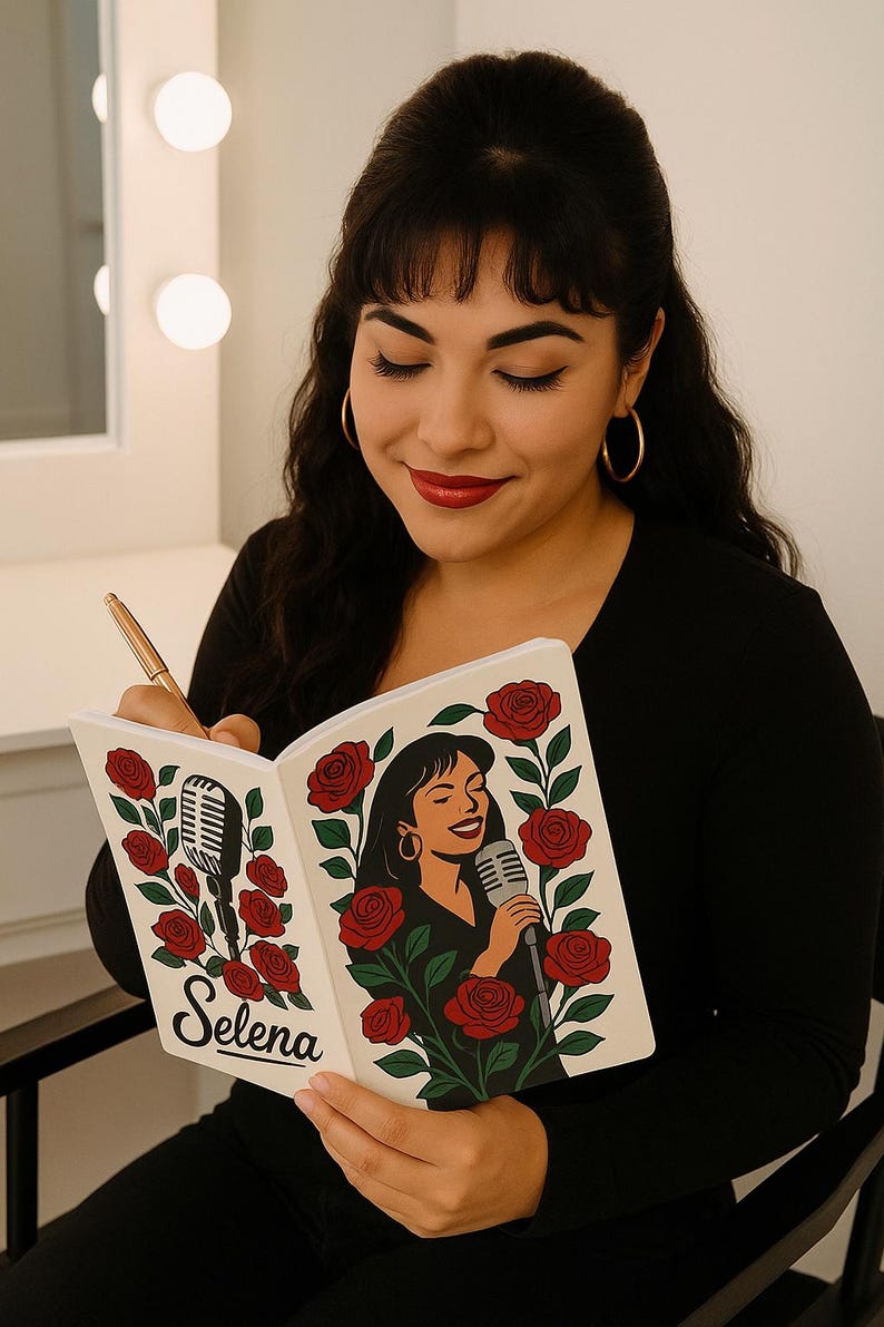 Selena Quintanilla Inspired Lined Notebook Journal Selena Quintanilla ...