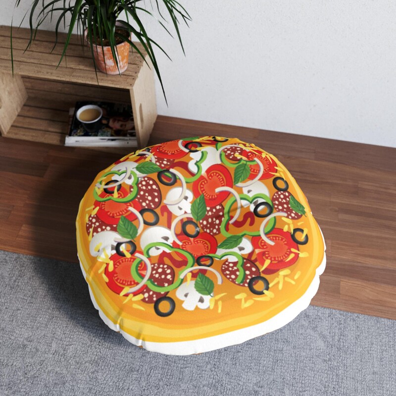 Pizza Pillow - Etsy