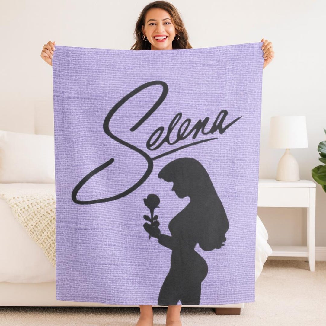 Selena Quintanilla Cozy Plush Velveteen Blanket Selena Quintanilla Gift ...