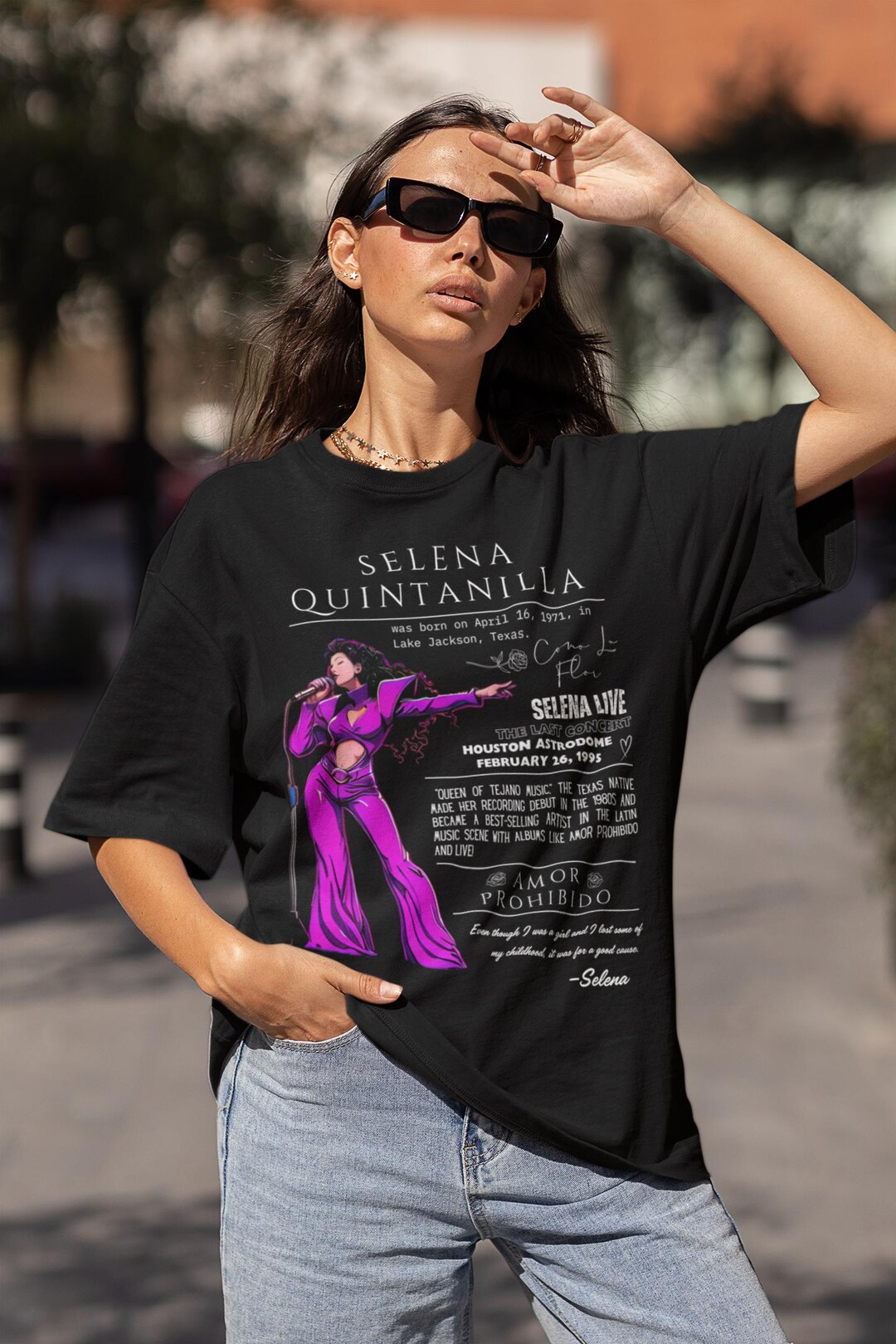 Retro Selenas Quintanilla Tshirt Selena Vintage 90s Selena Fan Gift ...
