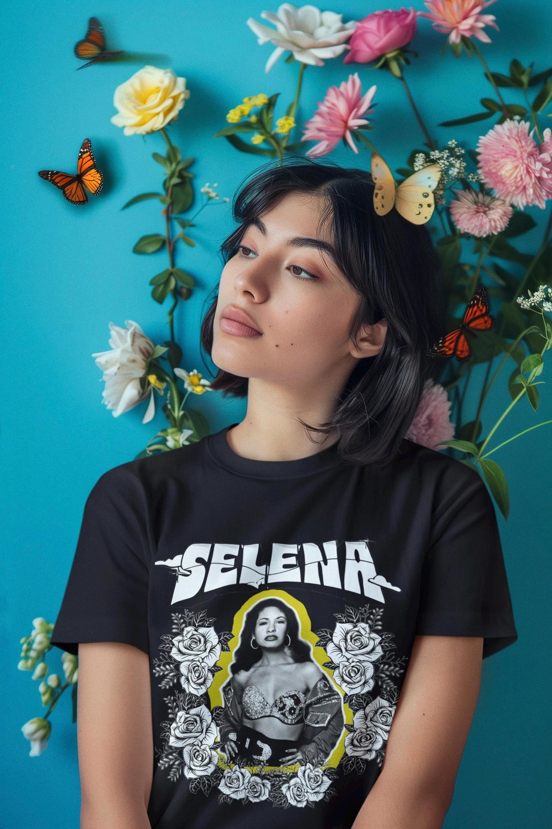 Selena Quintanilla Tshirt Retro Selena Quintanilla Shirt Selena ...