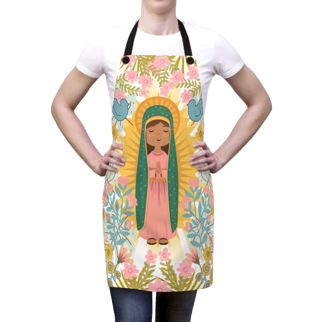 Our Lady of Guadalupe Apron, Religous Apron, Kitchen Apron, BBQ Apron ...