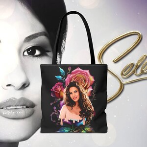 Selena Quintanilla Tote Selena Shopping Bag Selena Merchandise Gift for Selena Quintanilla Fans ...