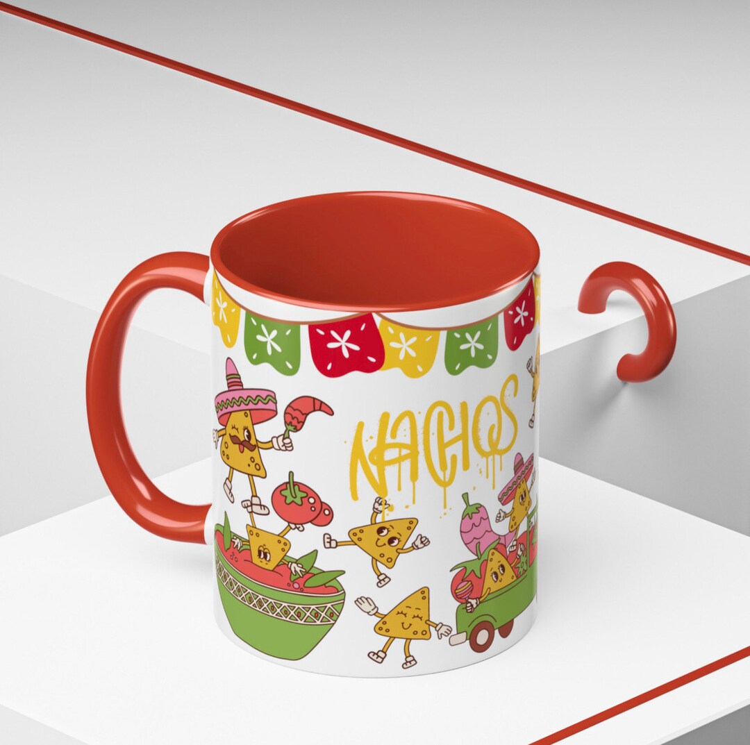 Nachos Coffee Mug 11oz Nacho Cafecito Nacho Lover Mexican Food Truck ...