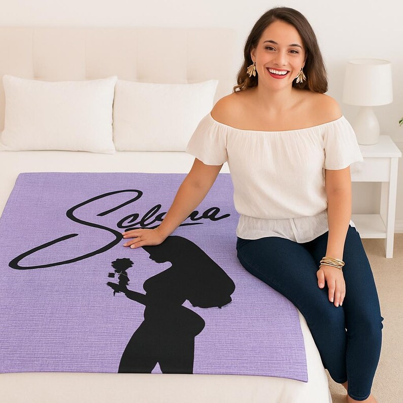Selena Quintanilla Cozy Plush Velveteen Blanket Selena Quintanilla Gift ...
