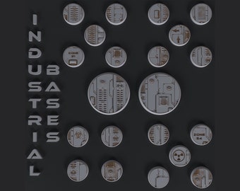 Scrap Metal Wargames Bases and Toppers Miniature Bases - Etsy