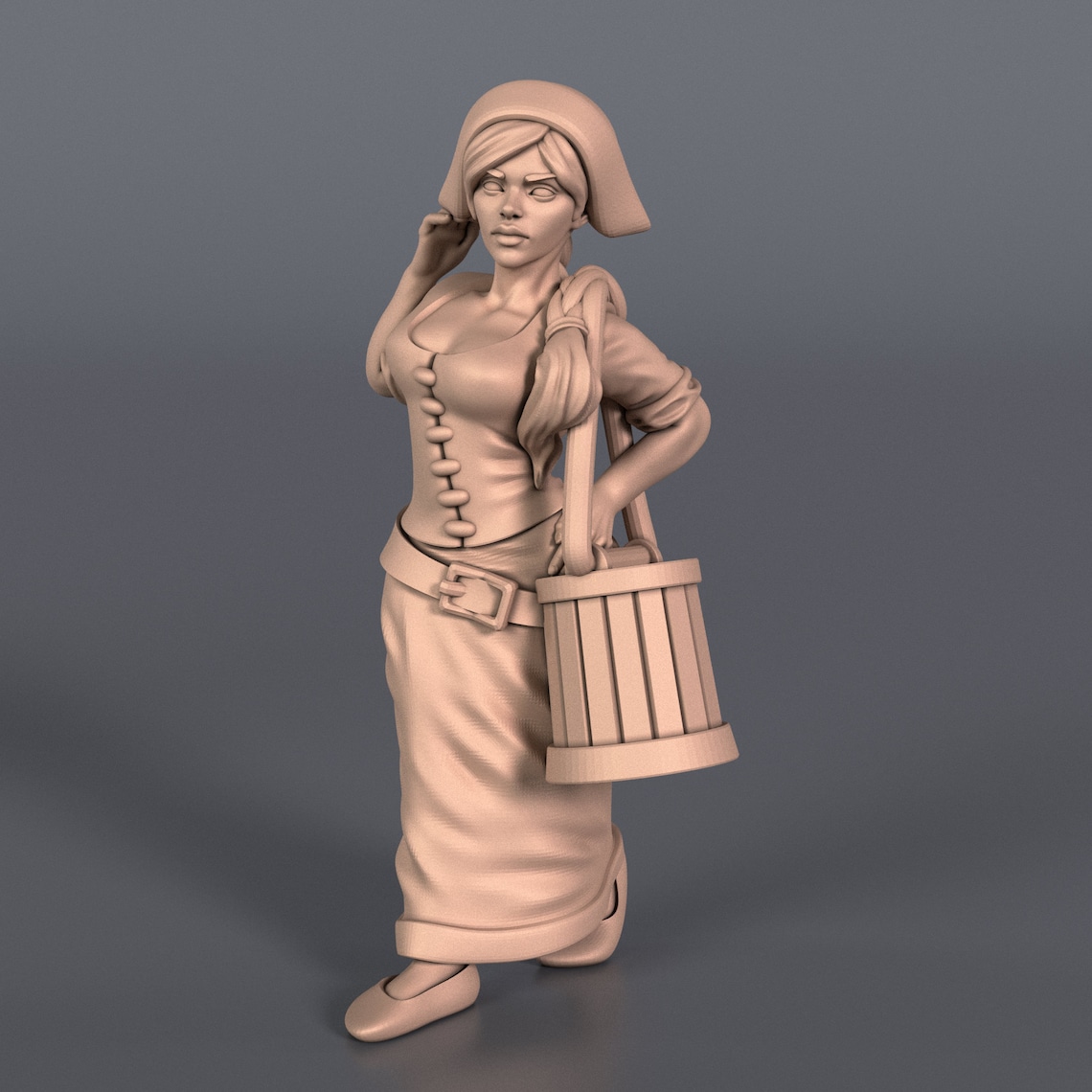 Medieval Townsfolk Villagers Citizen Miniatures Pack V1 28mm 32mm Scale ...