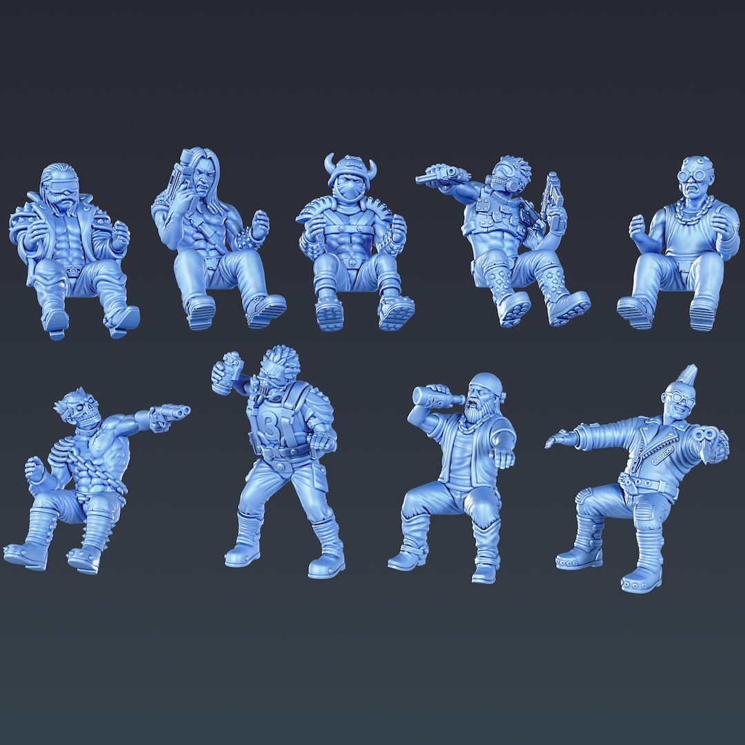 Post-apocalyptic Wasteland Scavenger Drivers Bundle | 20mm 28mm 32mm ...