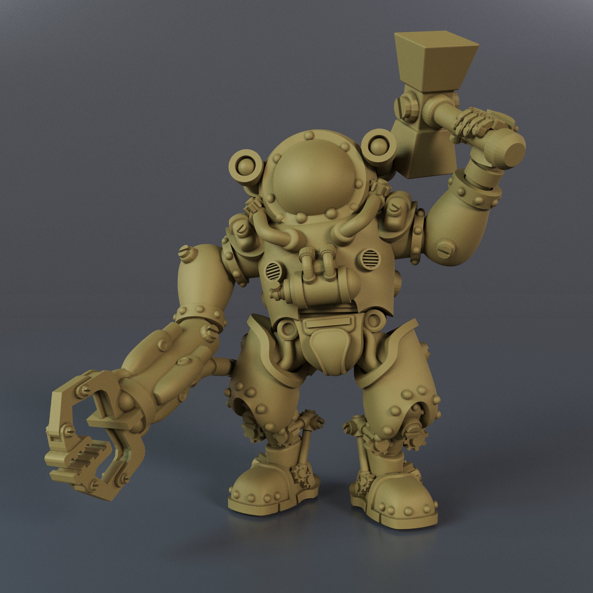 Nautilus Crew Miniatures Set 28mm 32mm Scale Tabletop RPG Wargaming 3D ...