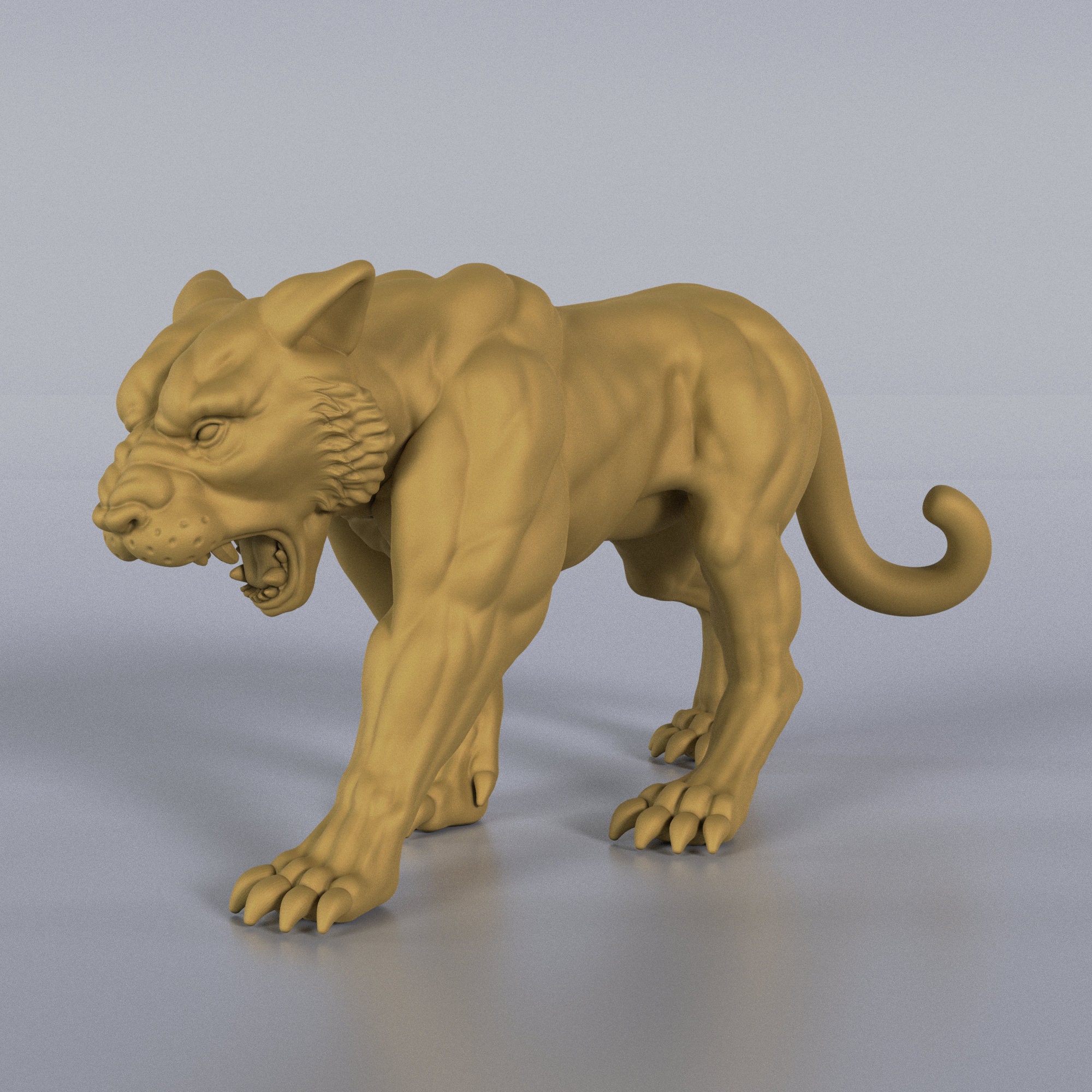 Exotic Animal Miniatures Pack 28mm Scale Tabletop RPG Wargaming 3D ...