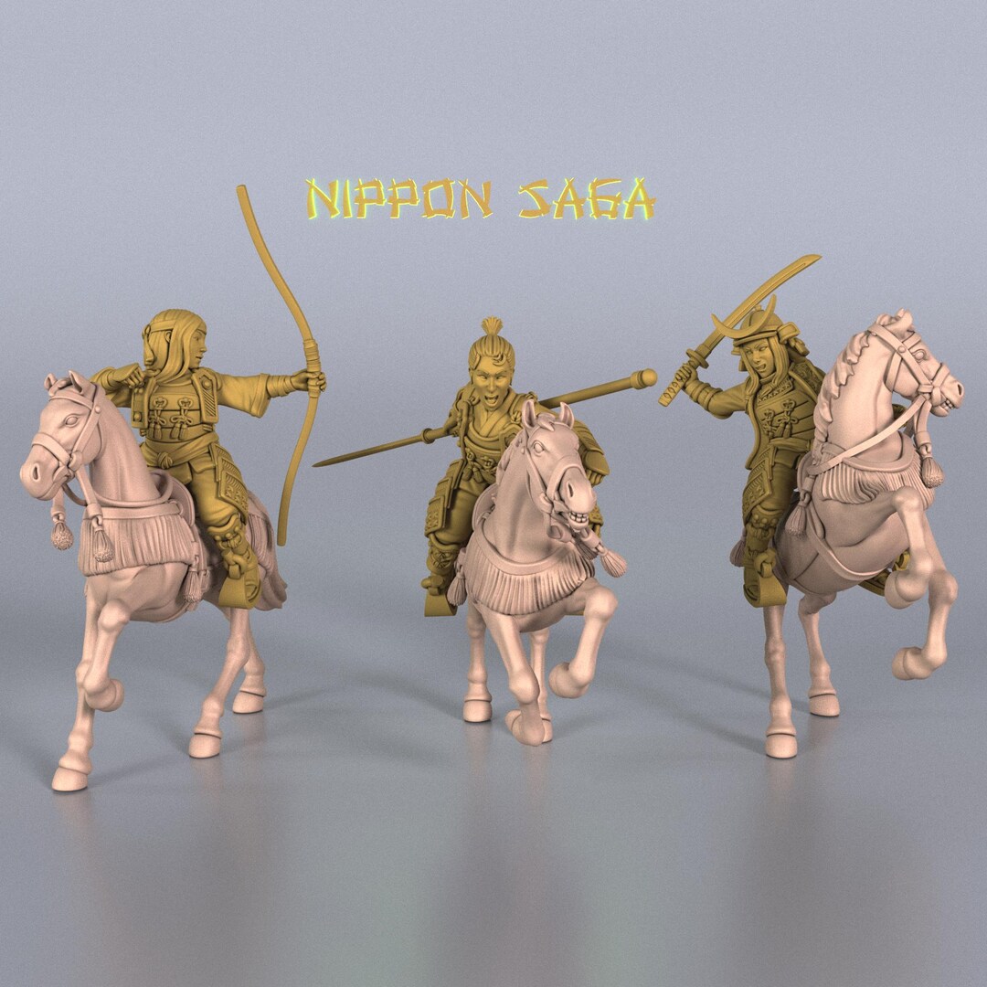 Japanese Onna Samurai Raider Miniatures: 28mm 32mm Scale | TTRPG ...