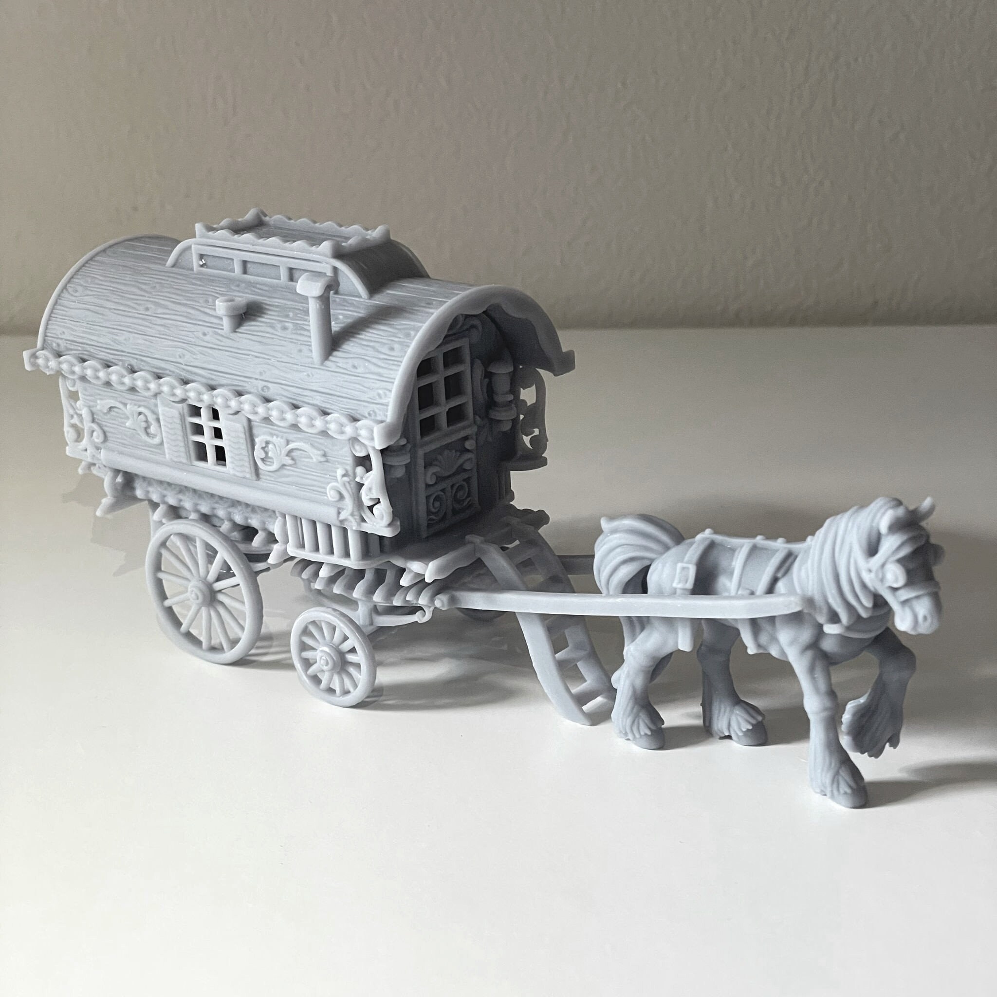 Zingaran Nomad Caravan Miniature: 28mm 32mm Scale | Tabletop RPG ...