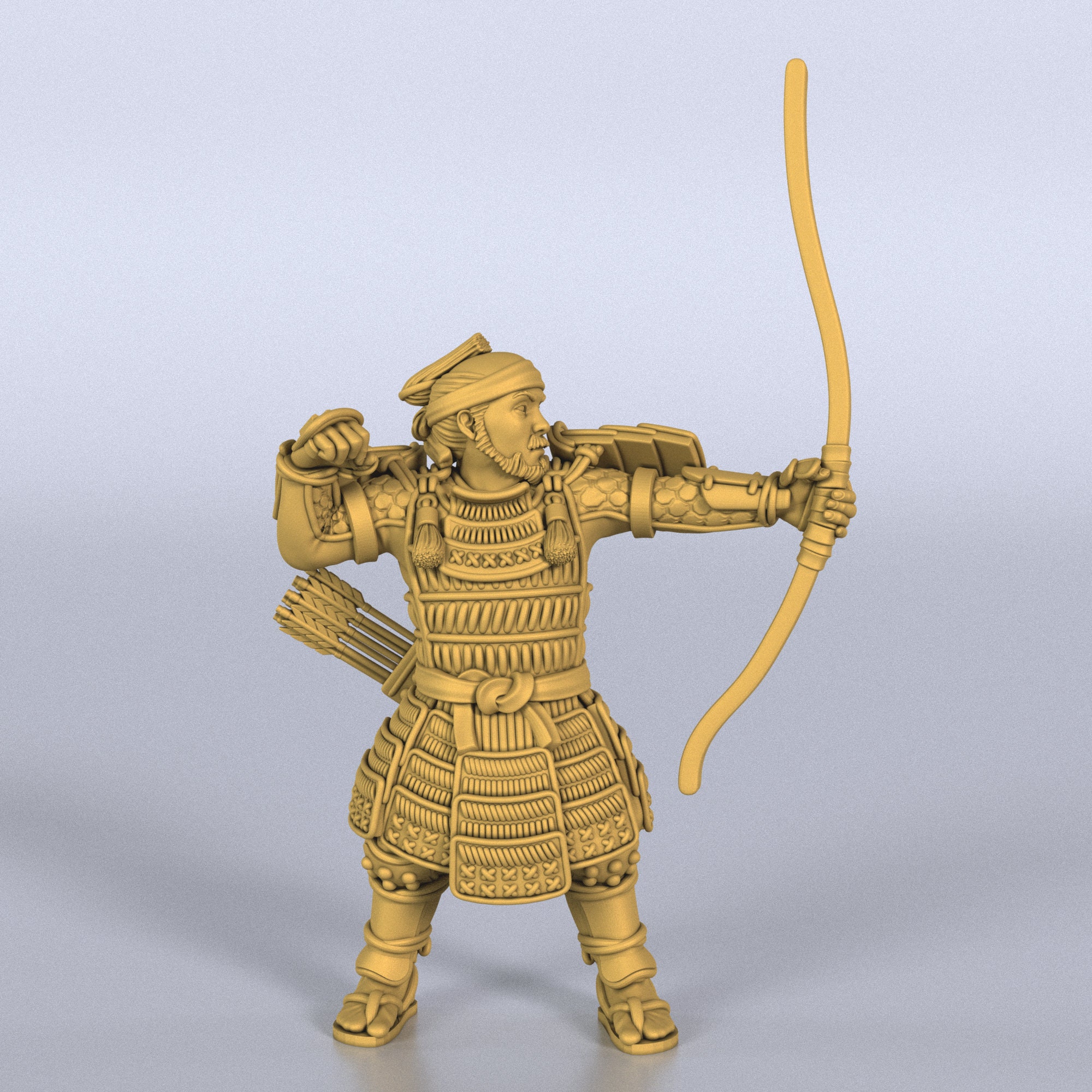 Japanese Samurais Miniatures: 28mm 32mm Scale | Tabletop RPG, Wargaming ...