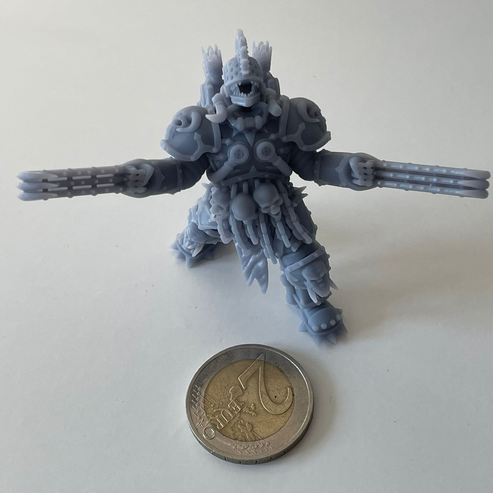 Chainsaw Terminator Daemon Prince Miniature: TTRPG, Wargaming, 3D Resin ...