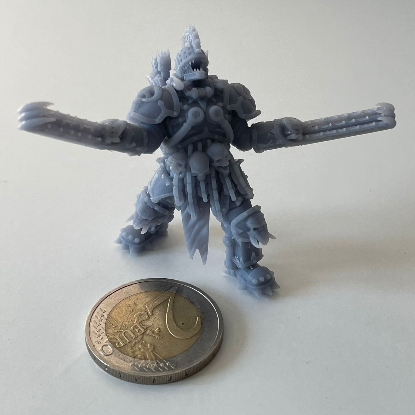 Chainsaw Terminator Daemon Prince Miniature: TTRPG, Wargaming, 3D Resin ...