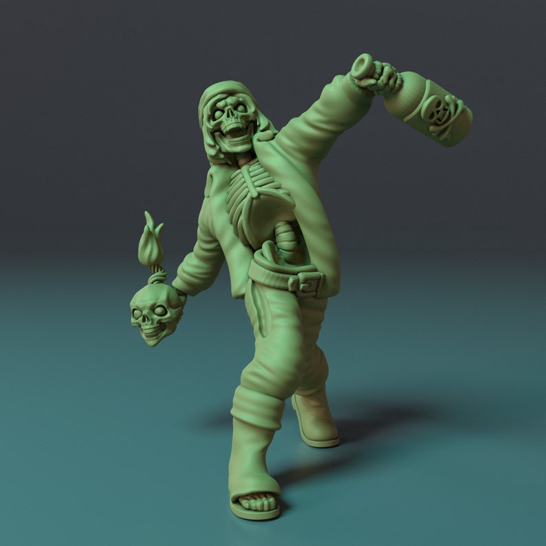 Pirate Skeleton Crew Miniatures Bundle 32mm Scale Tabletop RPG ...