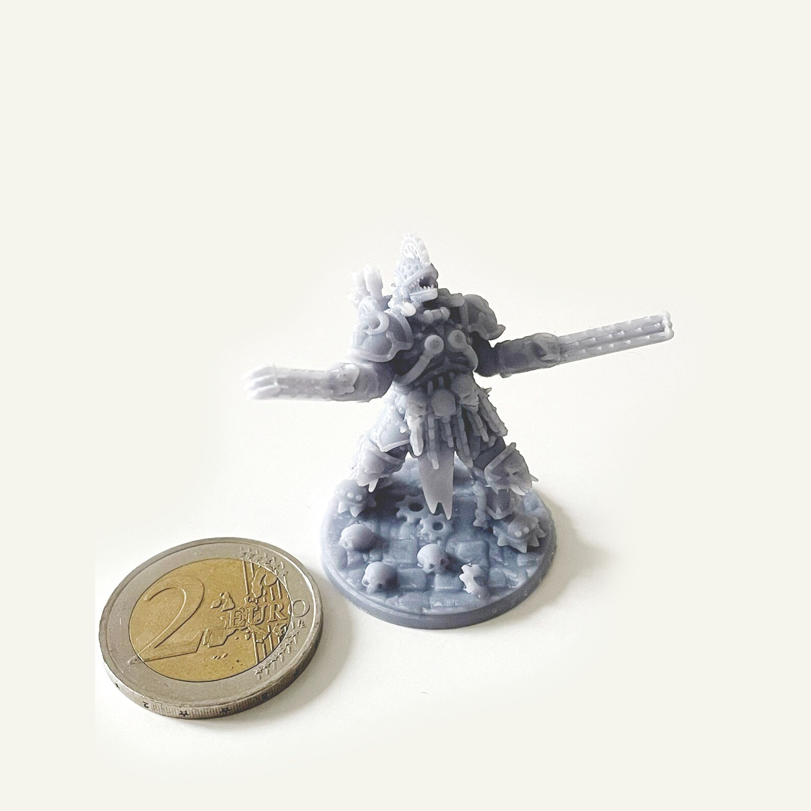 Chainsaw Terminator Daemon Prince Miniature | TTRPG, Wargaming | 3D ...