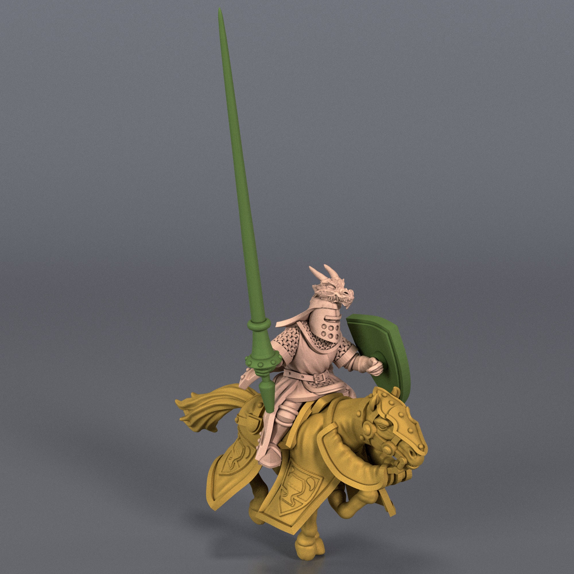 Imperial Knight Cavalry Miniatures: 28mm 32mm Scale | TTRPG, Wargaming ...