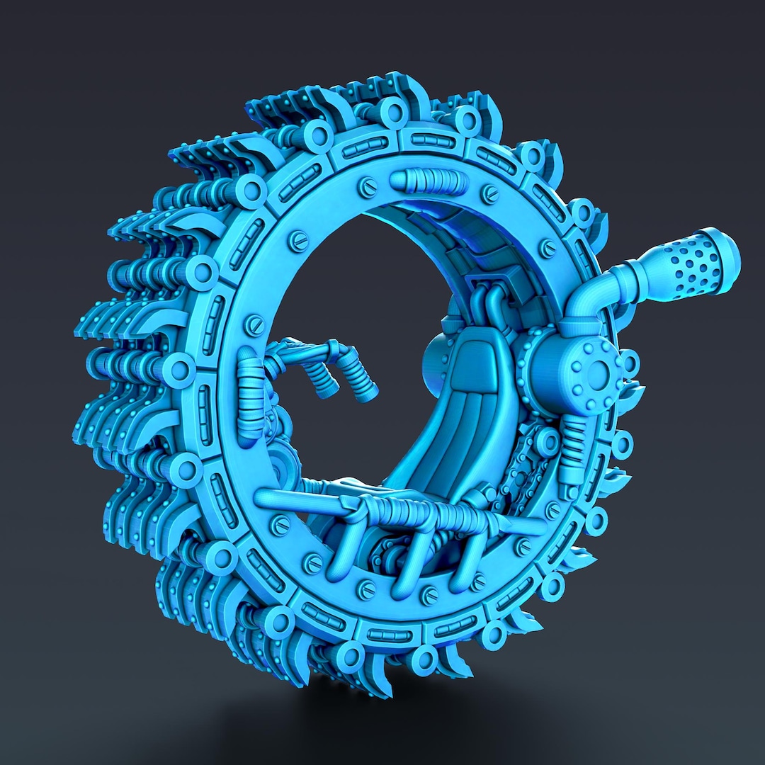Wasteland Monowheel: 20mm 28mm 32mm Scale | Tabletop RPG | Wargaming ...