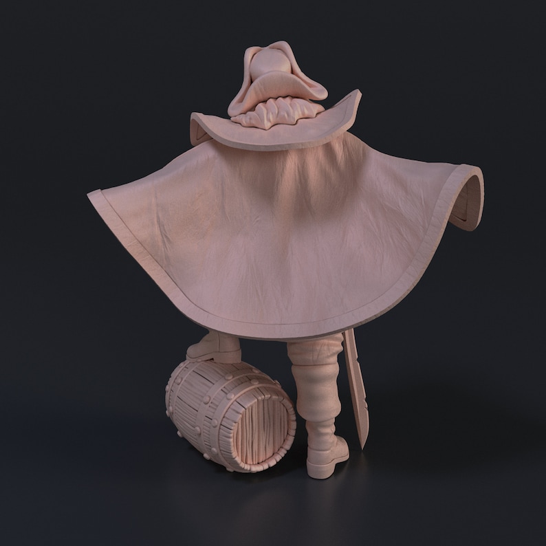 Captain Henry Morgan Figurine | 75mm Scale | Tabletop | Wargaming | 3D ...