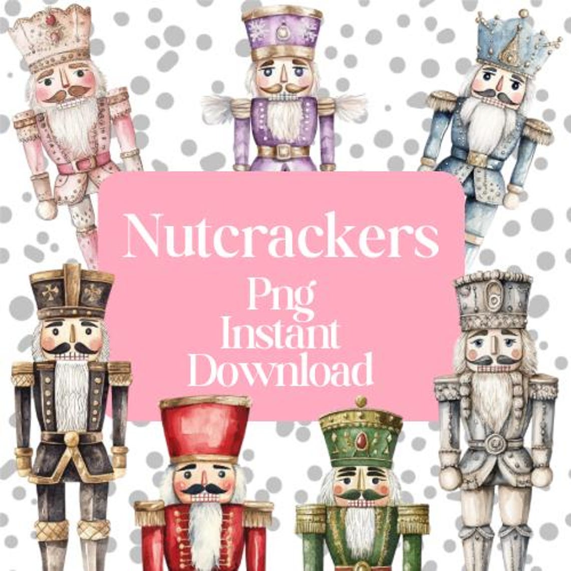 Christmas Nutcracker PNG Clipart Bundle, Nutcracker Sublimation Design ...