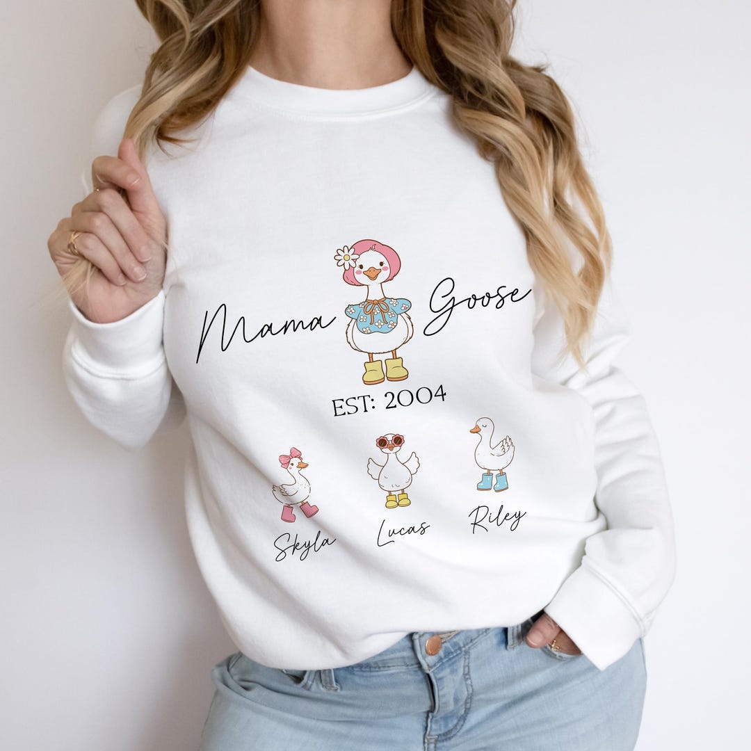 Mama Goose Children Sublimation Design, Nana Goose T-shirt Design ...